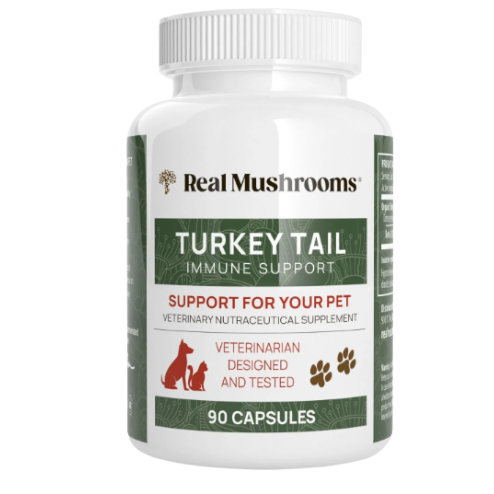 Real Mushrooms | Turkey Tail Extract Capsules for Pets – Marin Raw
