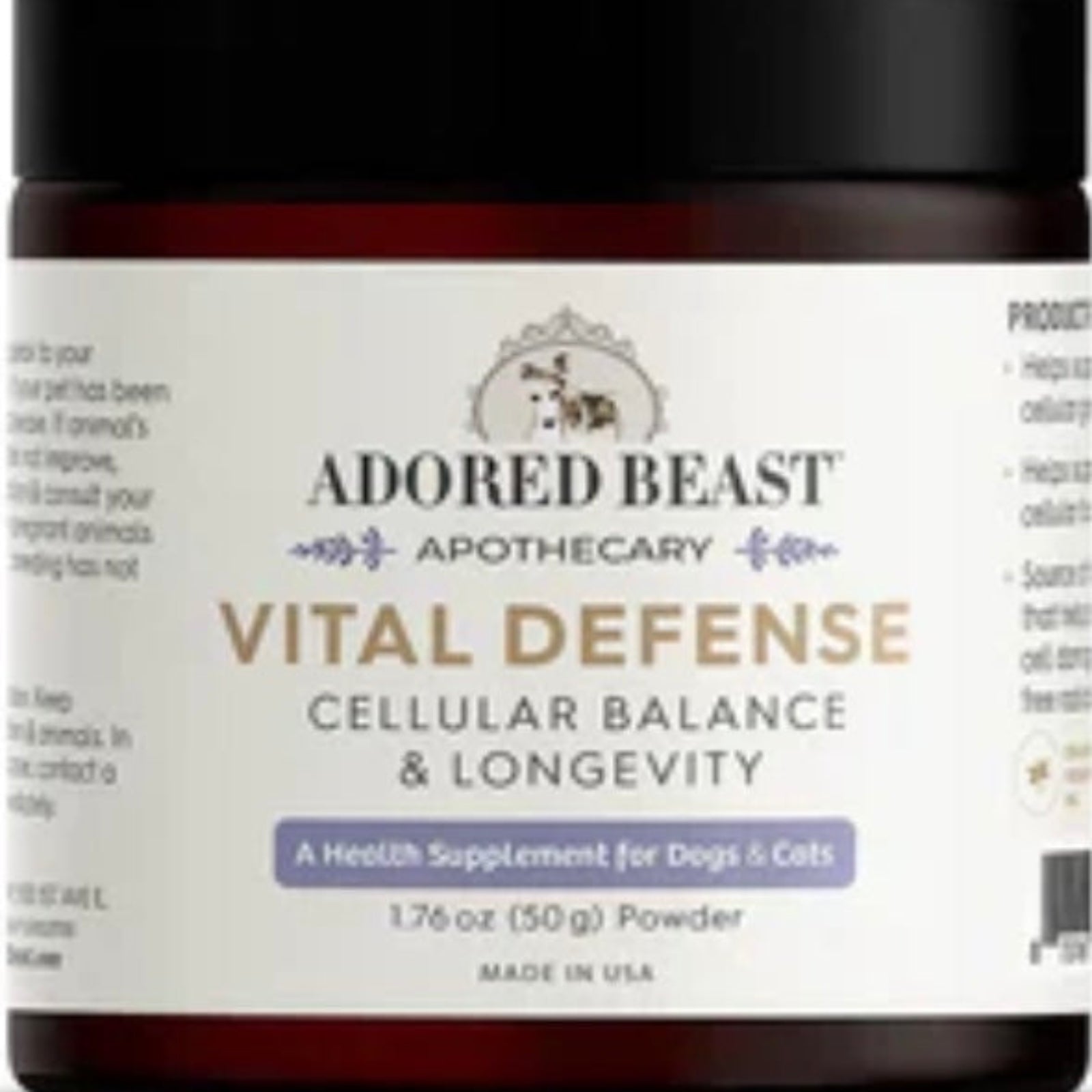 Vital Defense | Cellular Support for Dogs – Marin Raw
